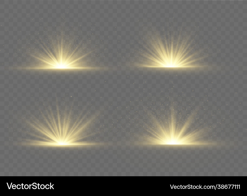 Light Explosion Sparkle Effect Royalty Free Vector Image
