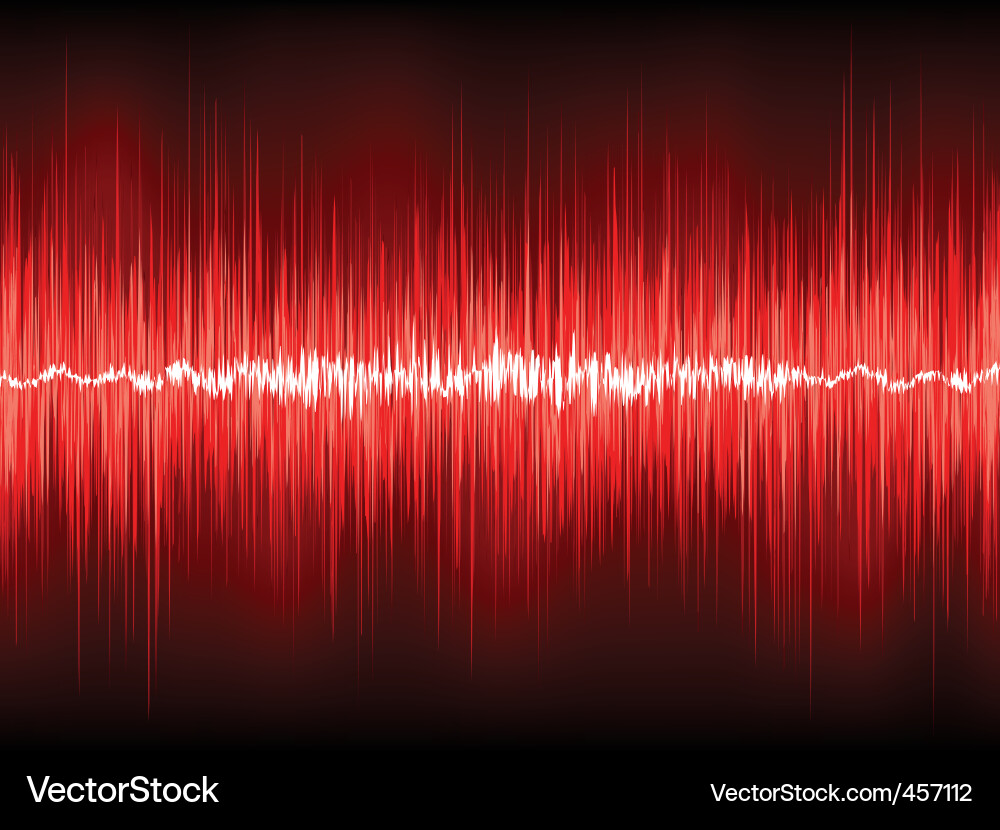 Abstract waveform background Royalty Free Vector Image