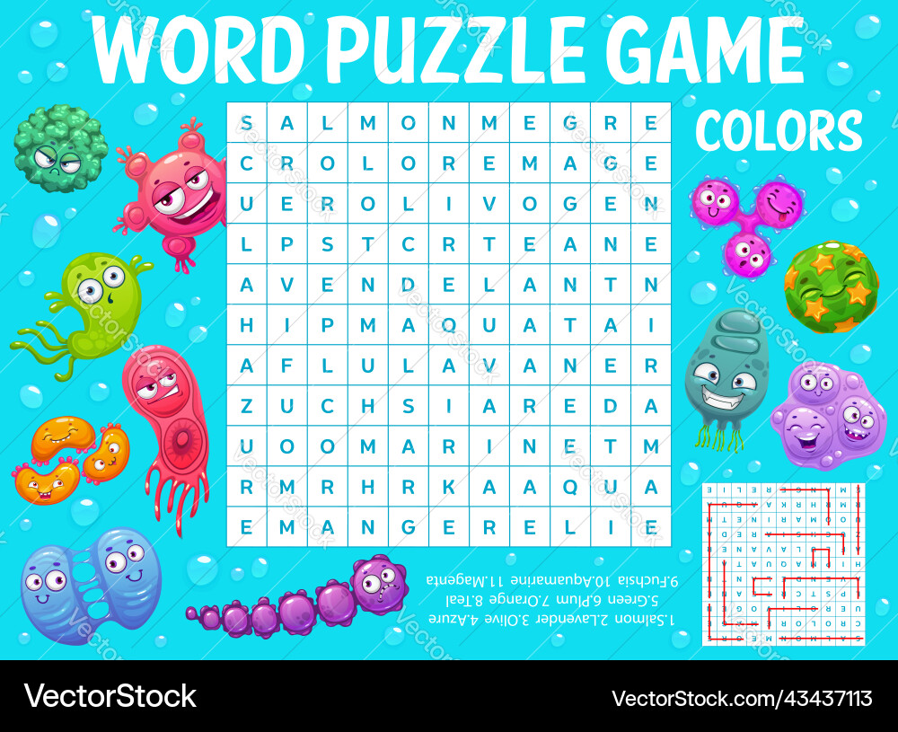 Cartoon viruses pathogens microbes and germs Vector Image