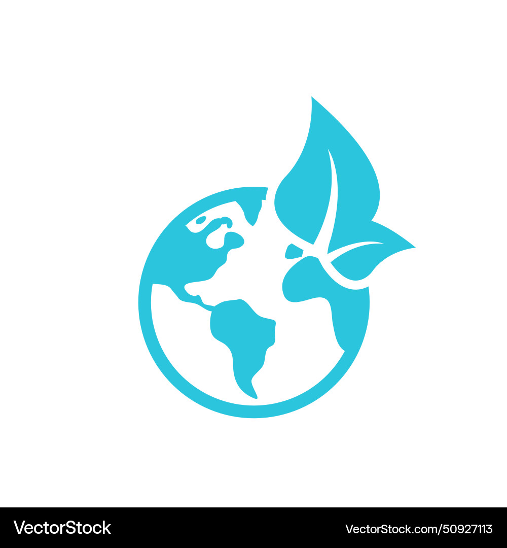 Sustainable development world icon isolated Vector Image