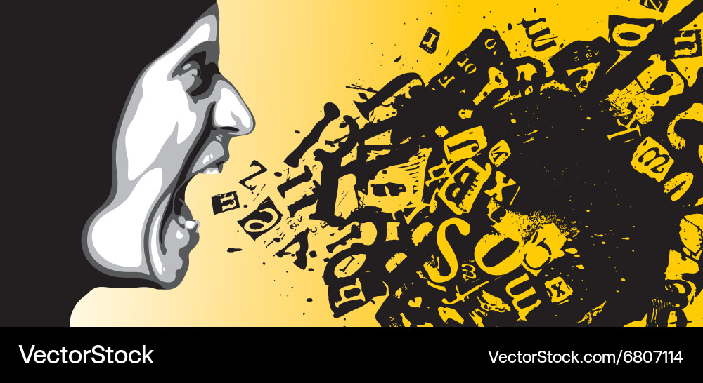 Feelings of anger Royalty Free Vector Image - VectorStock