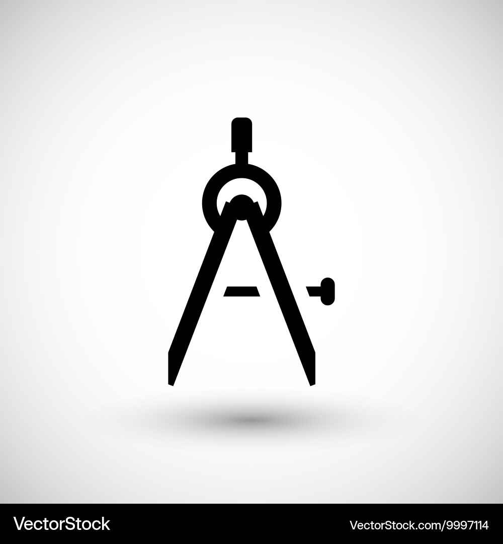 Modern compass icon Royalty Free Vector Image - VectorStock