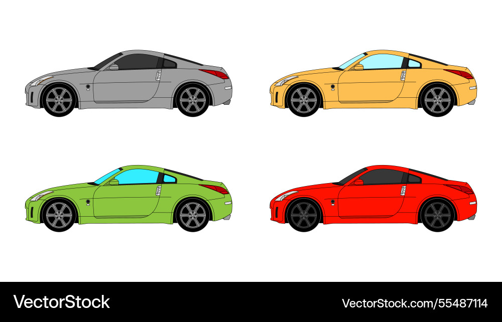 Nissan 350z z33 Royalty Free Vector Image - VectorStock