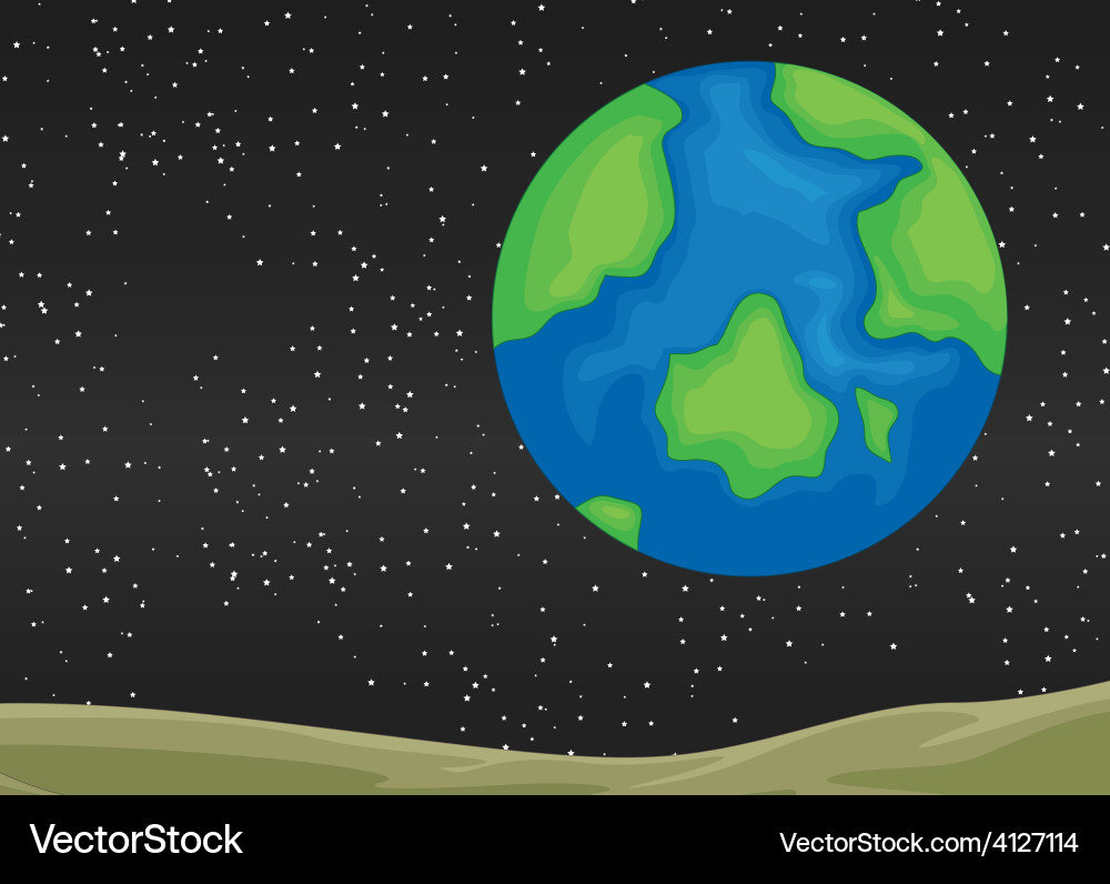 Planet earth Royalty Free Vector Image - VectorStock