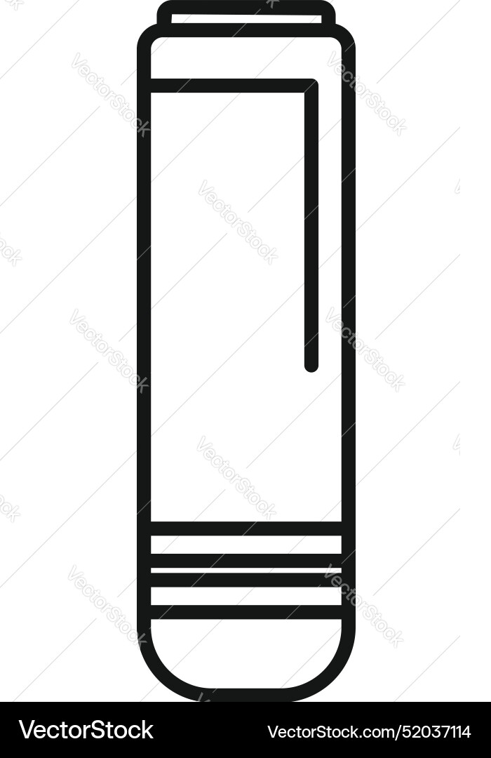 Water filter cartridge replacing icon outline Vector Image