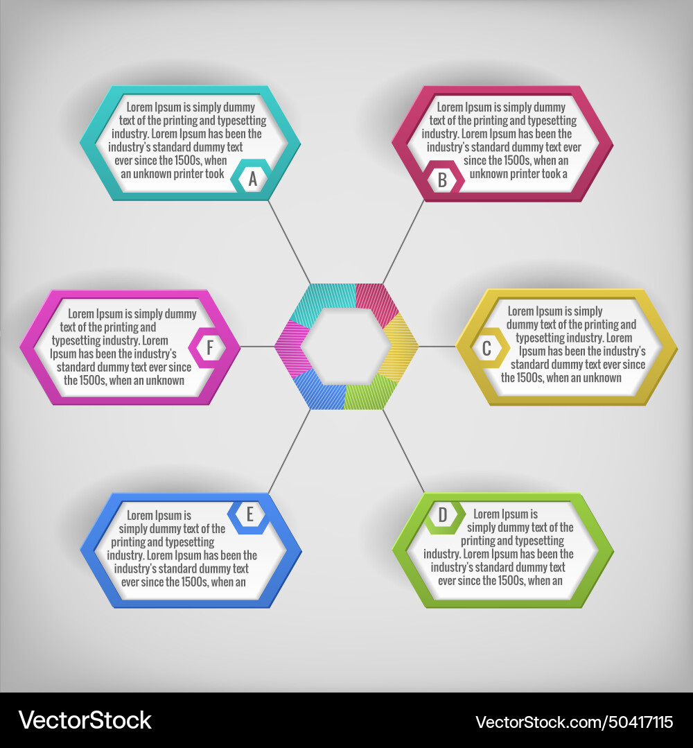 Abstract diagram template Royalty Free Vector Image