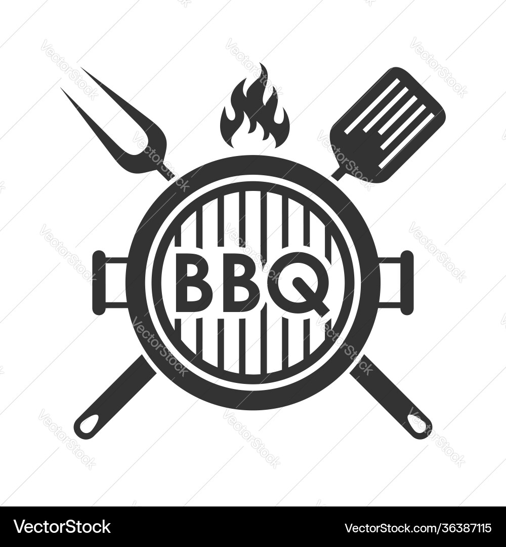 Bbq sign Royalty Free Vector Image - VectorStock