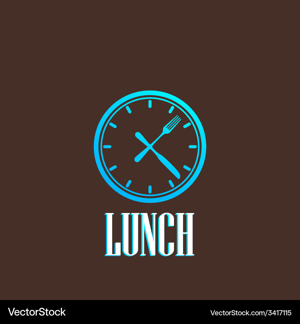 Lunch time icon Vector Images & Graphics for Commercial Use | VectorStock