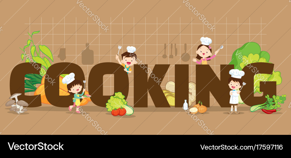 Cooking concept Royalty Free Vector Image - VectorStock