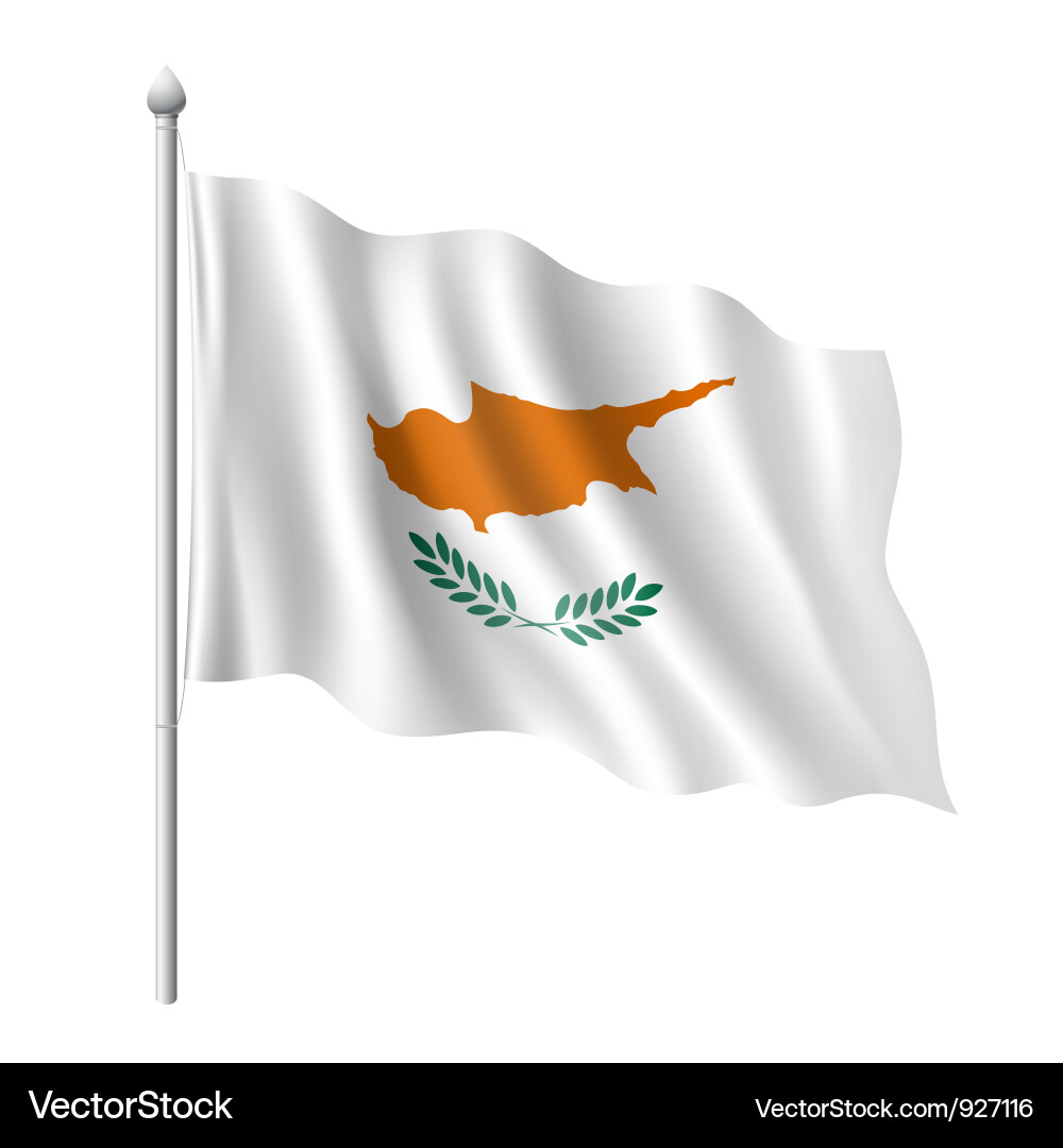 Cyprus Flag Royalty Free Vector Image - VectorStock