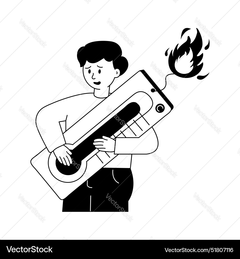 High temperature Royalty Free Vector Image - VectorStock