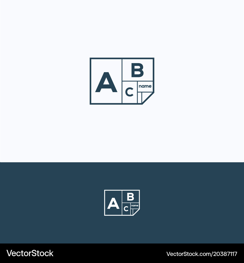 Abc logo Royalty Free Vector Image - VectorStock