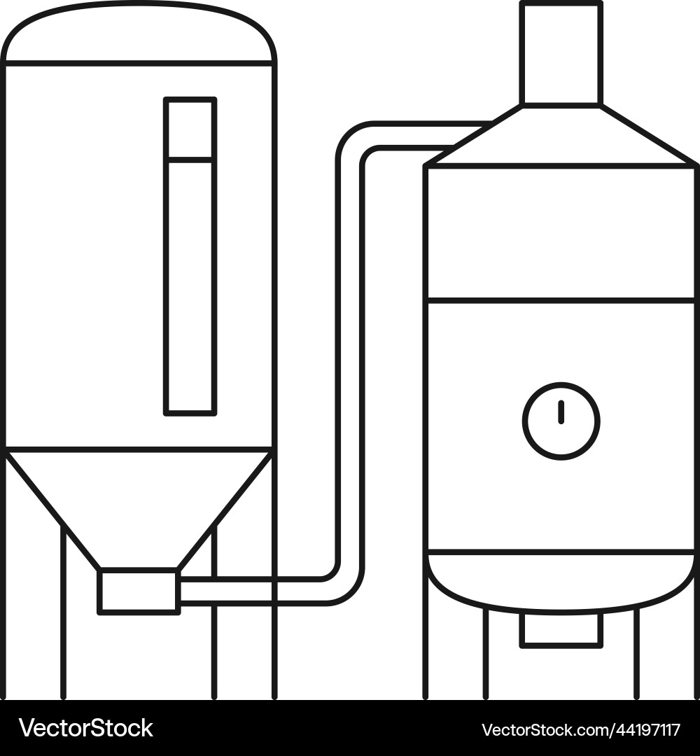 Alembic still icon distillery process beverage Vector Image