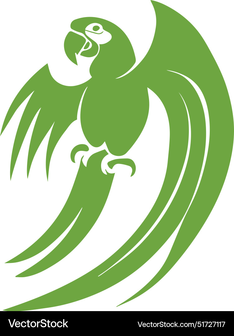 Parrot logo Royalty Free Vector Image - VectorStock