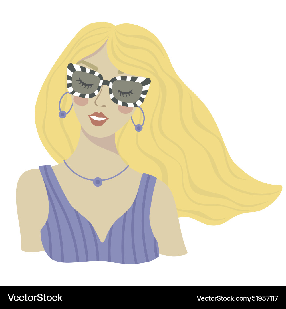 Retro styled woman Royalty Free Vector Image - VectorStock