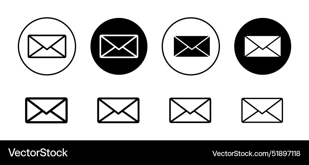 Email icon representing digital communication Vector Image