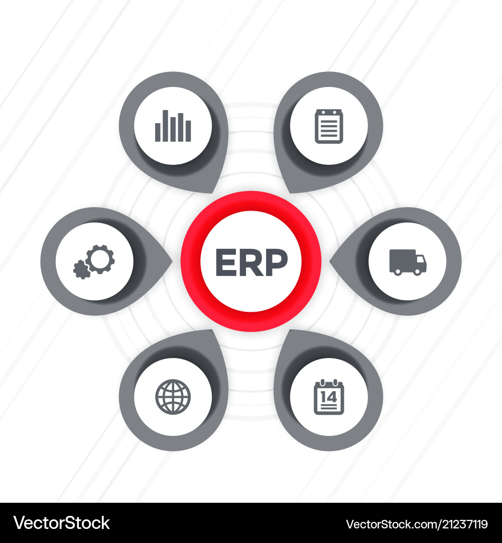 Erp software icons Royalty Free Vector Image - VectorStock Erp software icons Royalty Free Vector Image - VectorStock
