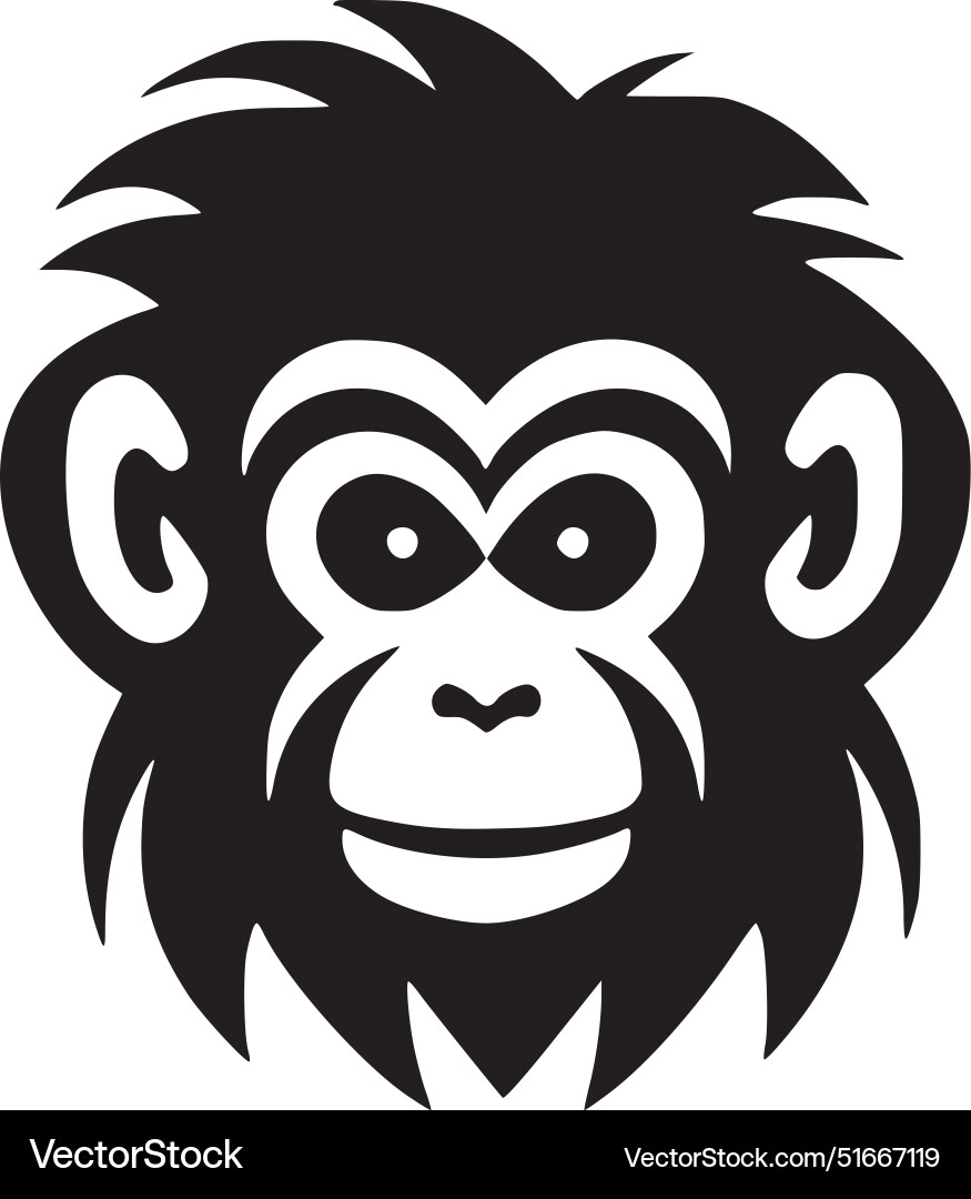 Monkey - high quality logo ideal for t-shirt Vector Image