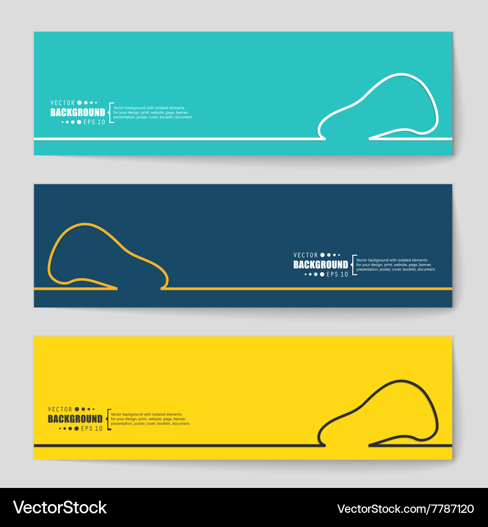 Concept banner background Royalty Free Vector Image