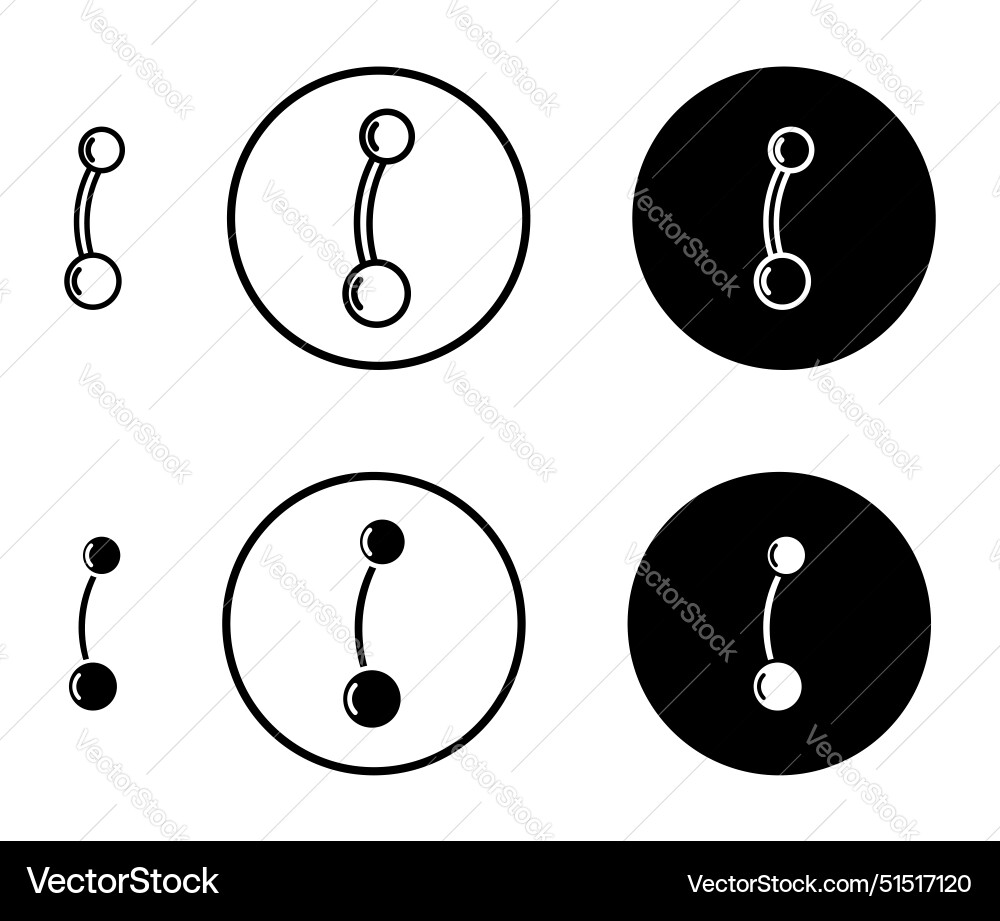 Piercing icon Royalty Free Vector Image - VectorStock