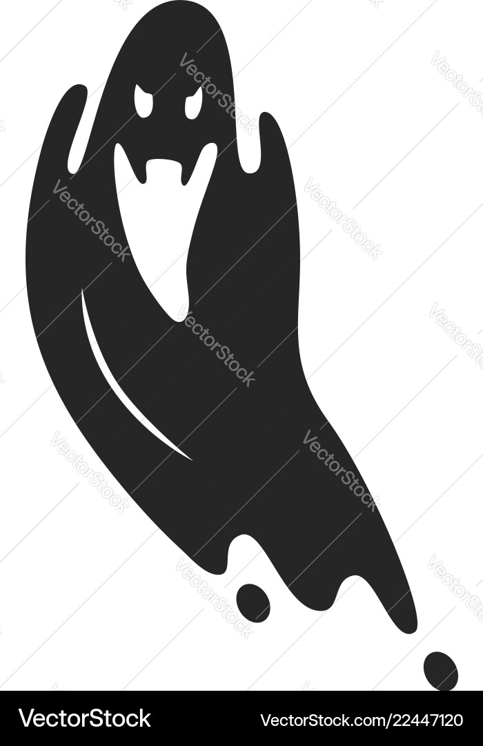 Scary Ghost Icon Royalty Free Vector Image - VectorStock