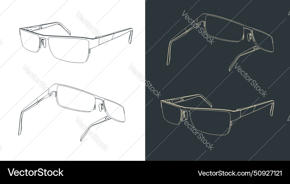 Glasses Royalty Free Vector Image - VectorStock