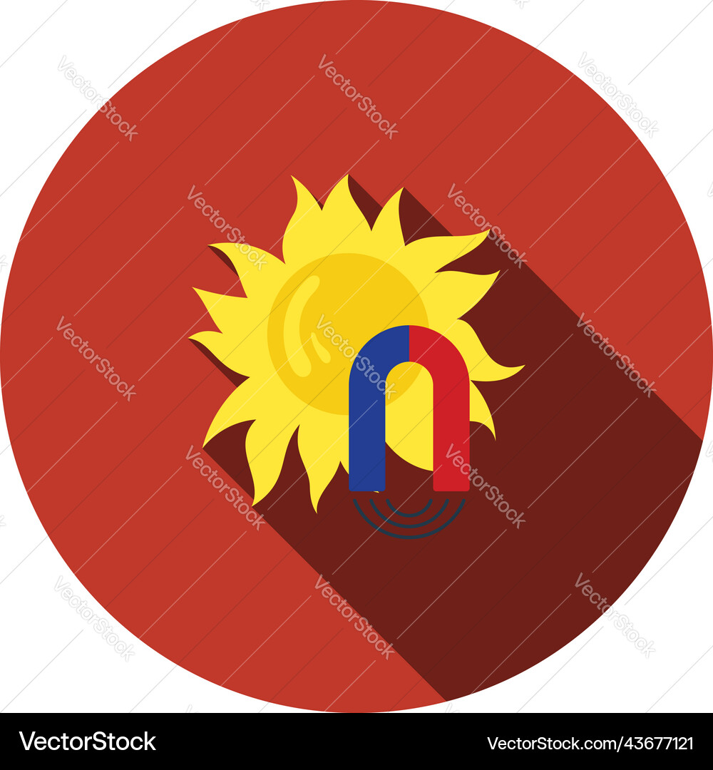 Magnetic storm icon Royalty Free Vector Image - VectorStock