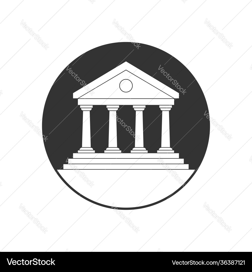Portico Royalty Free Vector Image - VectorStock