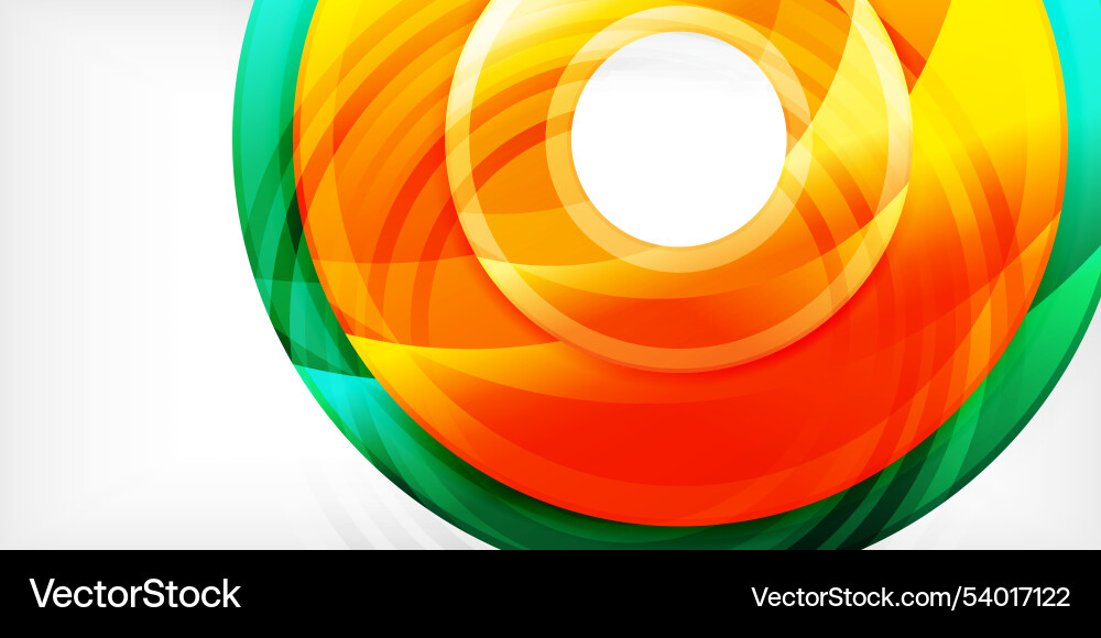 Circles round elements ring shapes premium Vector Image