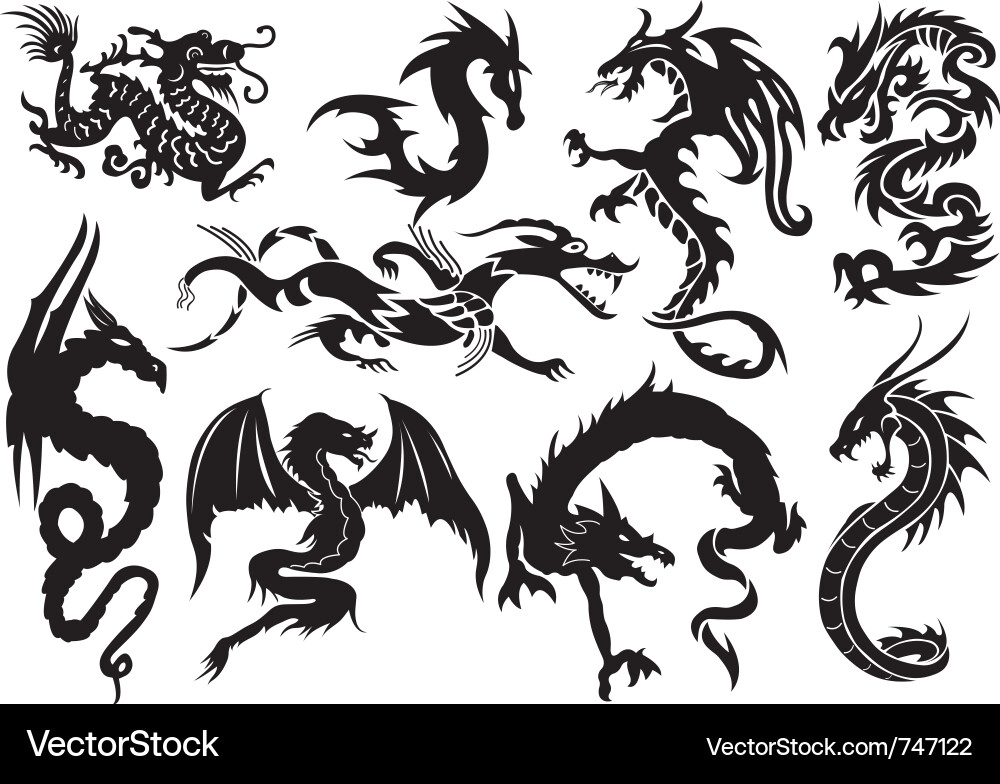 Dragons Vector Images (over 100,000)