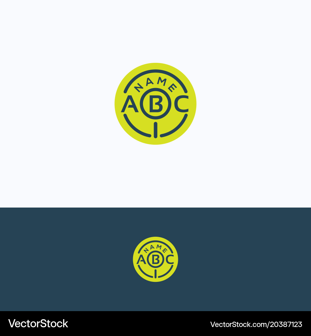 Abc logo Royalty Free Vector Image - VectorStock