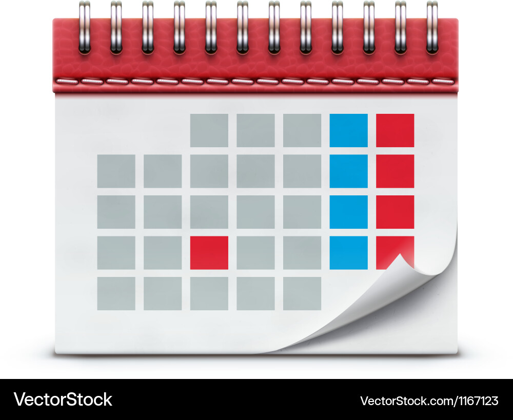Calendar icon Royalty Free Vector Image - VectorStock