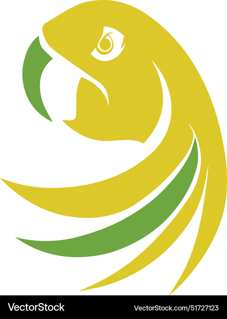Parrot logo Royalty Free Vector Image - VectorStock