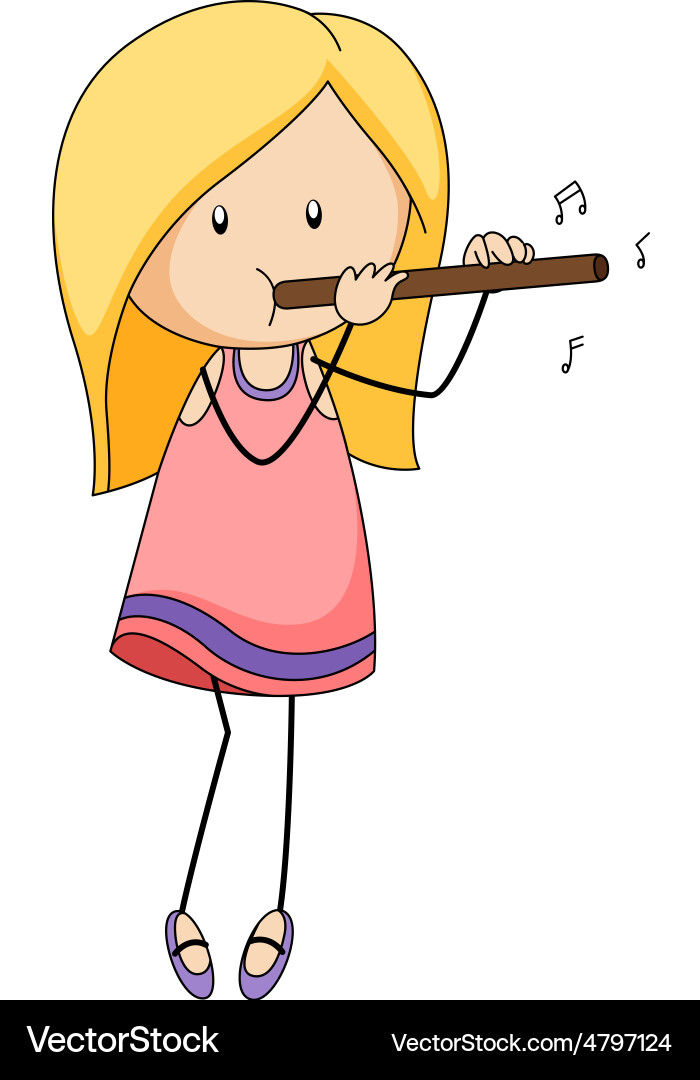 Flute Royalty Free Vector Image - VectorStock