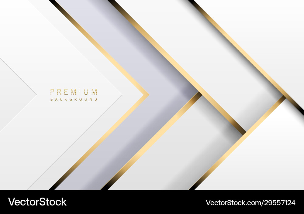 Luxury tech background stack white Royalty Free Vector Image