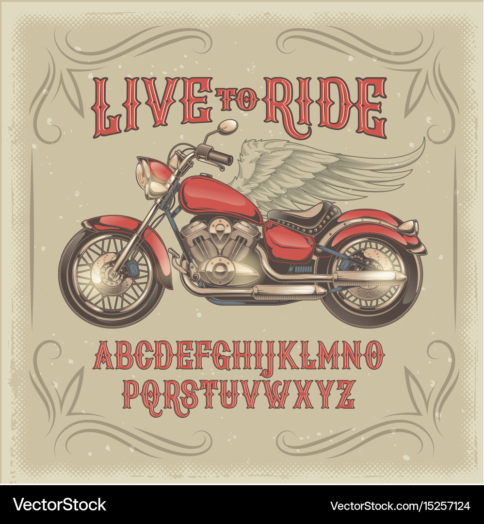 Retro Vintage Font Collection Royalty Free Vector Image