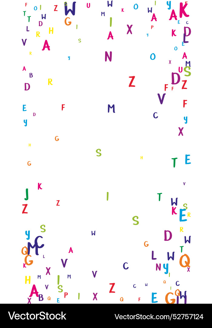 School notebook cover colorful childish floating Vector Image