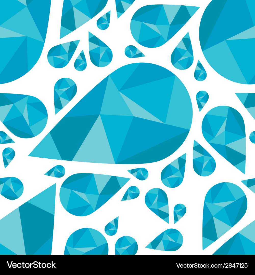 Drop seamless pattern Royalty Free Vector Image