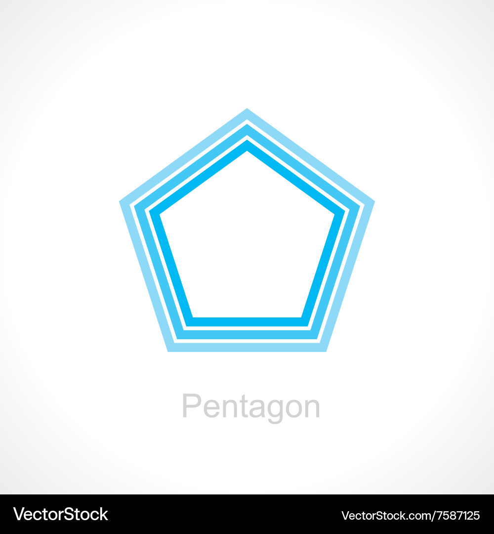 Pentagon Royalty Free Vector Image - VectorStock