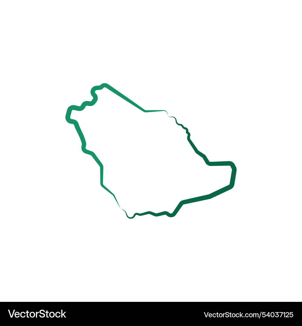 Saudi Arabia Map Icon 27 Arabian Peninsula Map High Res Vector