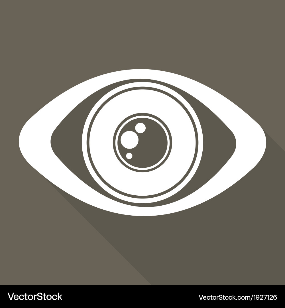 Human eye icon Royalty Free Vector Image - VectorStock