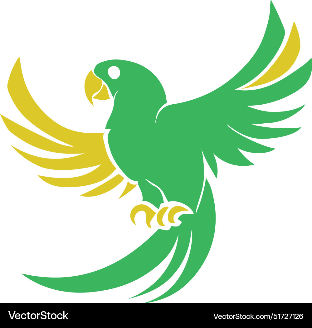 Parrot logo Royalty Free Vector Image - VectorStock