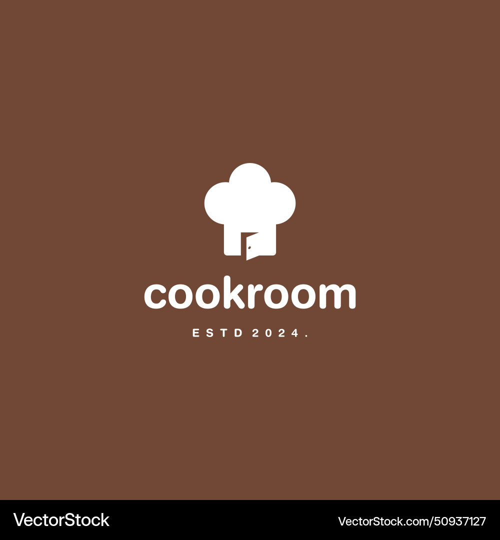 Cooking room logo design icon template Royalty Free Vector