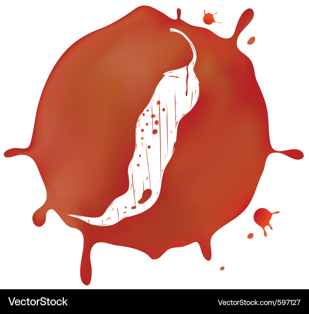 Hot chili splash Royalty Free Vector Image - VectorStock