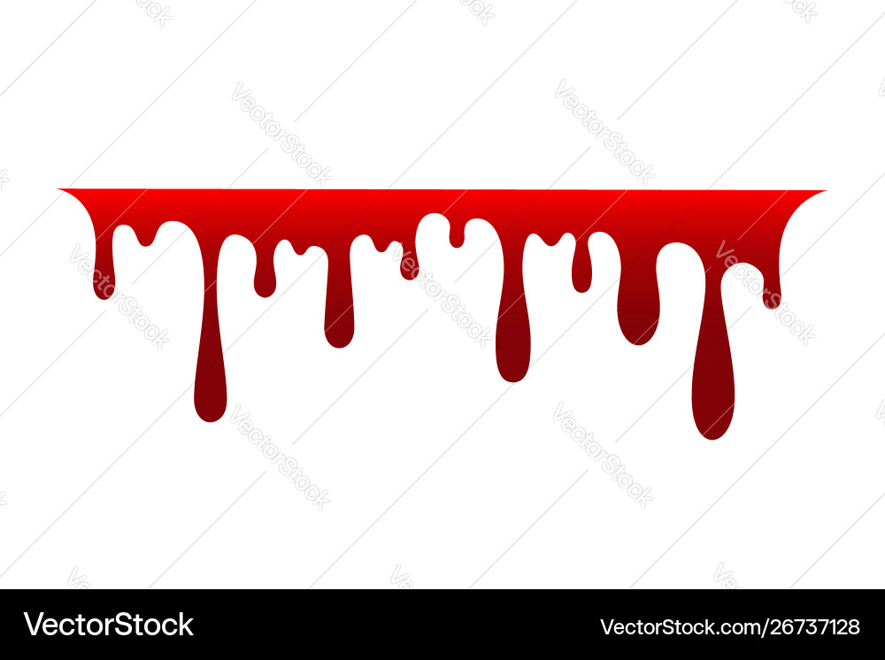 Blood Drip White Background