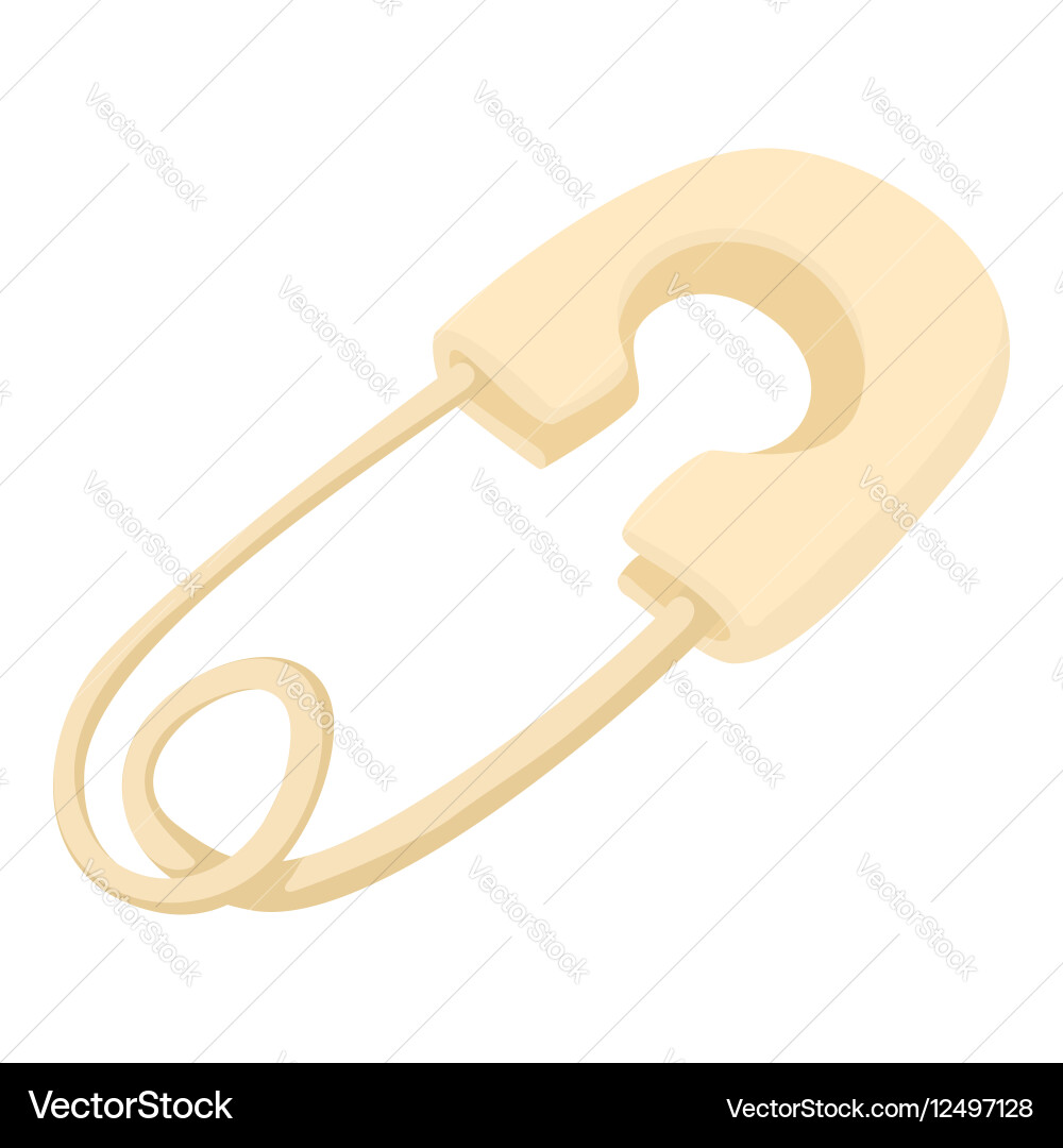 Clothes pin icon cartoon style Royalty Free Vector Image