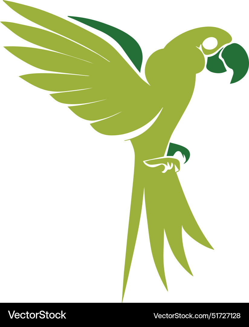 Parrot logo Royalty Free Vector Image - VectorStock