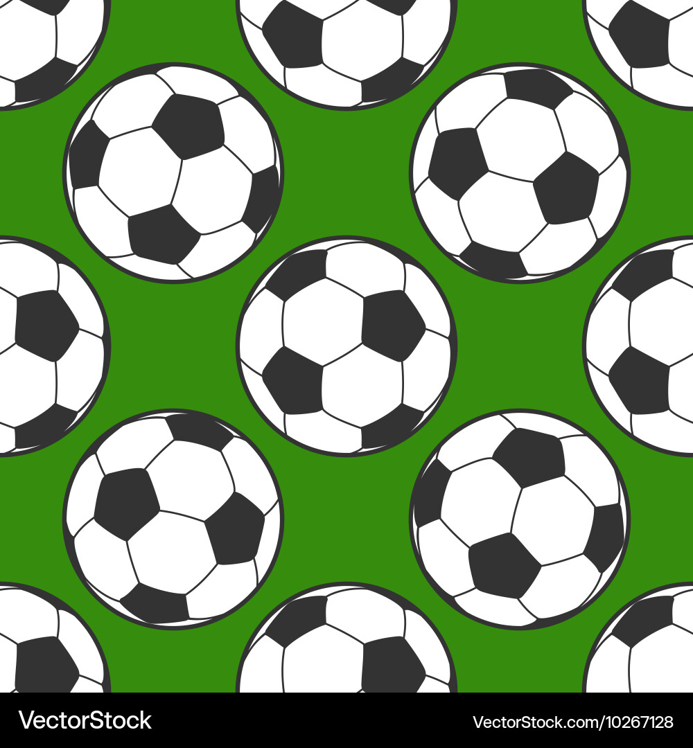 Soccer Ball Pattern Royalty Free Vector Image - VectorStock