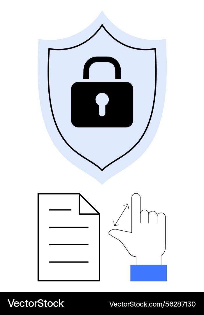Data protection and access control with digital Vector Image