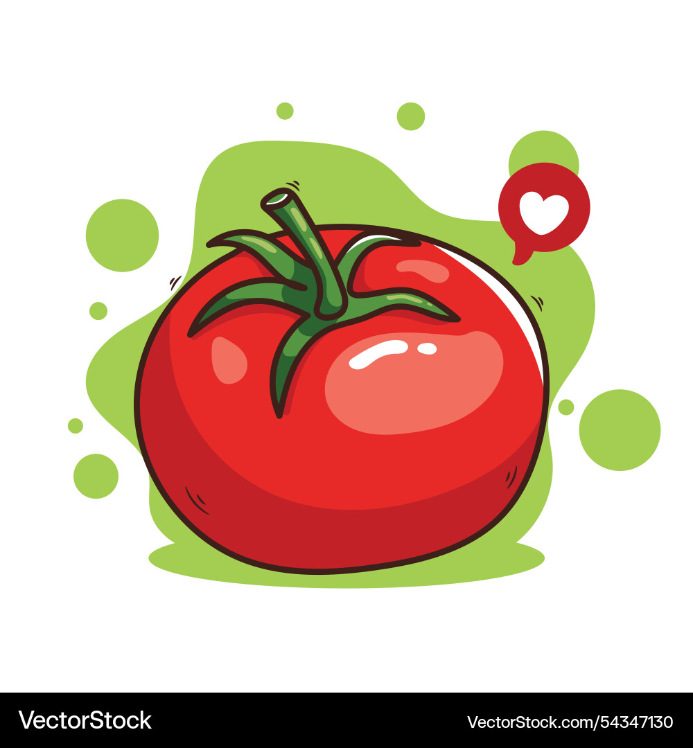 Tomato character Royalty Free Vector Image - VectorStock